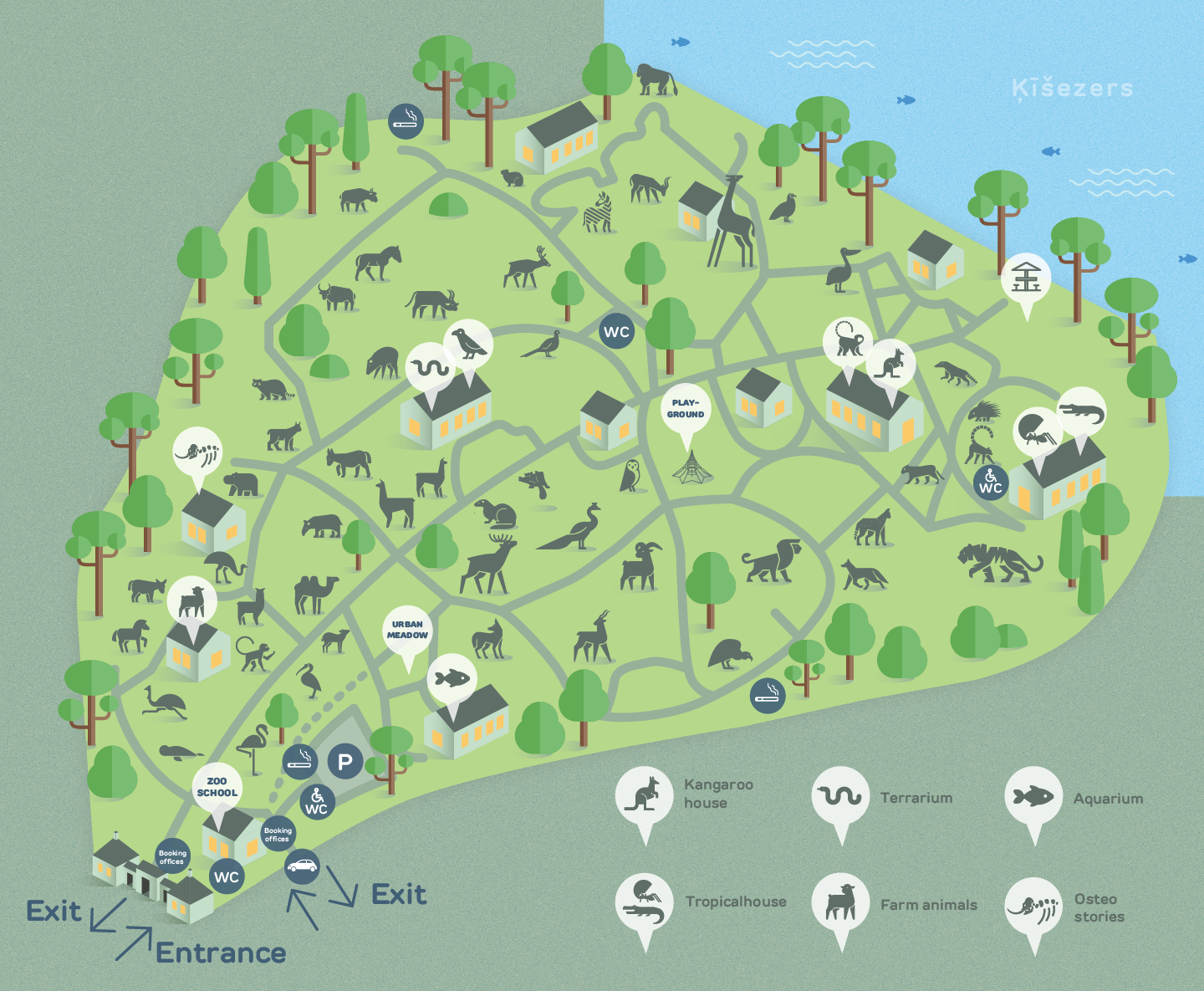 Zoo map - Zoo